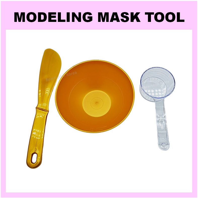 [LINDSAY] MODELING MASK Tool Set (pack ball/spatula/measuring spoon ...
