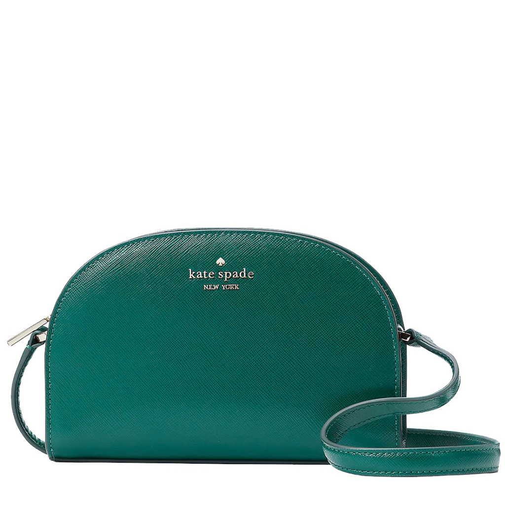 Kate Spade Perry Leather Dome Crossbody Bag in Deep Jade k8697 | Shopee ...