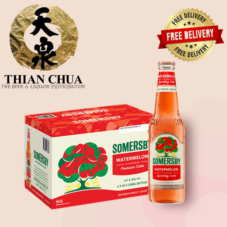 Somersby Watermelon Cider 330ML x 24 Bottles (Best Before May2025 ...