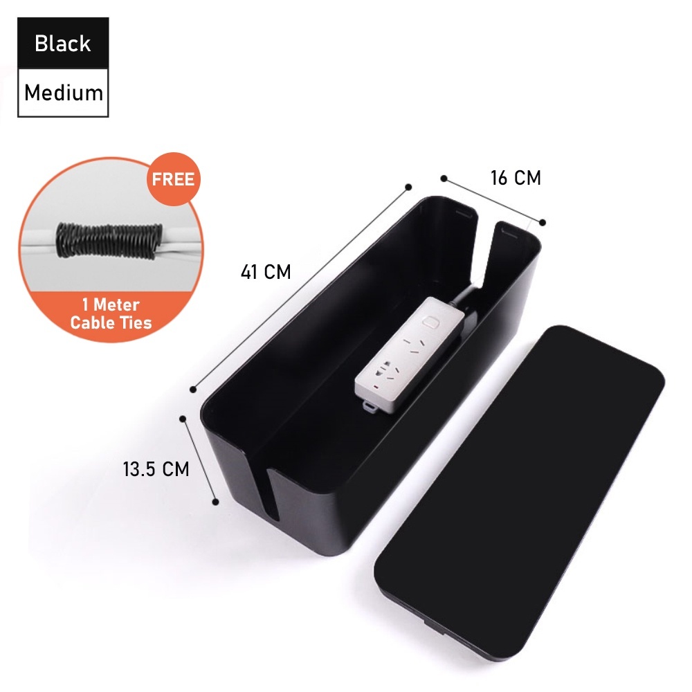 🇸🇬Lucky Home🔥Cable Management Box/Cable Organizer Box/Cable Storage Box ...
