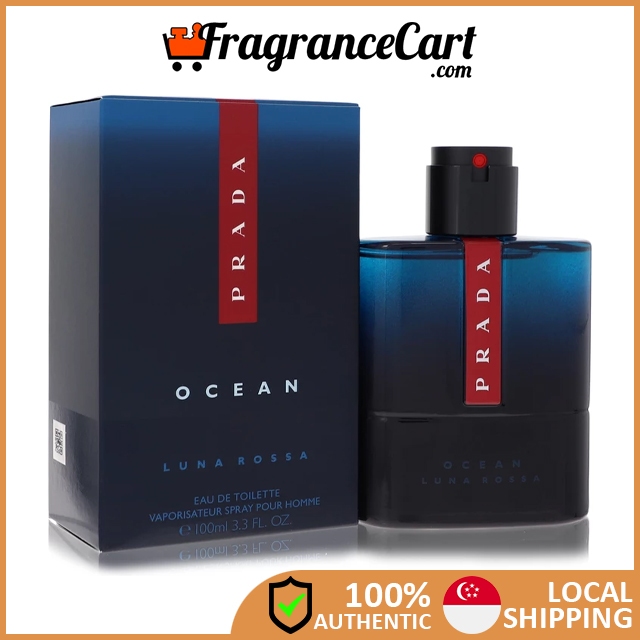 [FragranceCart] Prada Luna Rossa Ocean EDT for Men (100ml) New 100% ...
