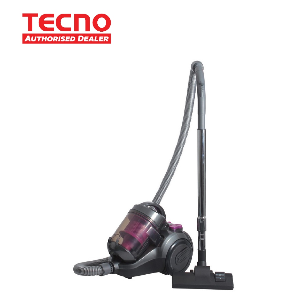Tecno 2200W Cyclonic Bagless Vacuum Cleaner with HEPA Filter TVC 2200 ...
