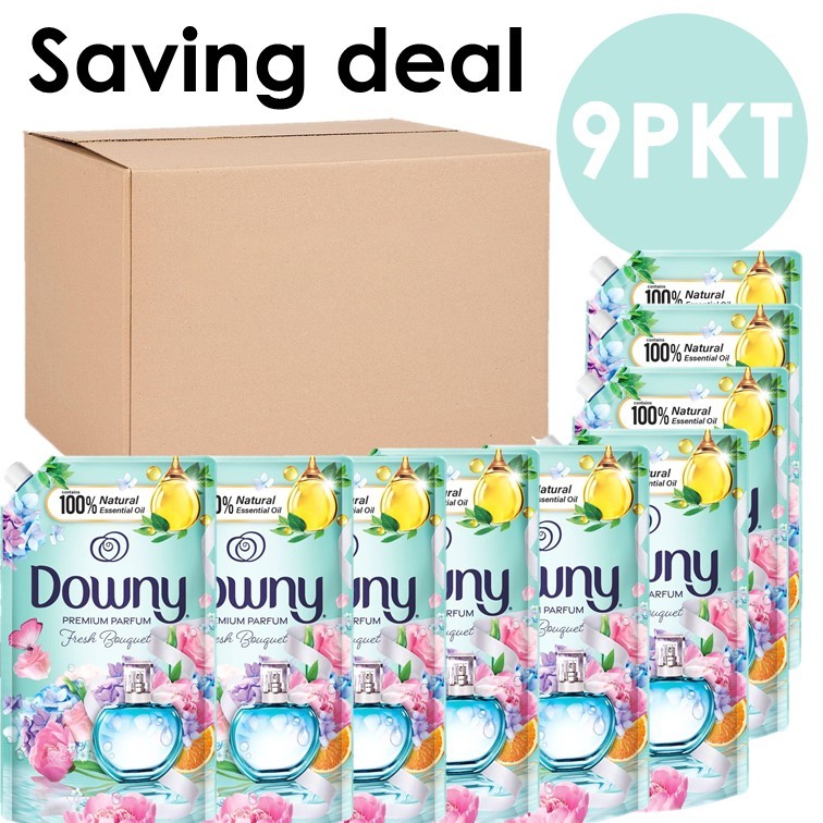 Downy Premium Parfum Fabric Conditioner Refill - Fresh Bouquet 1.35L ...