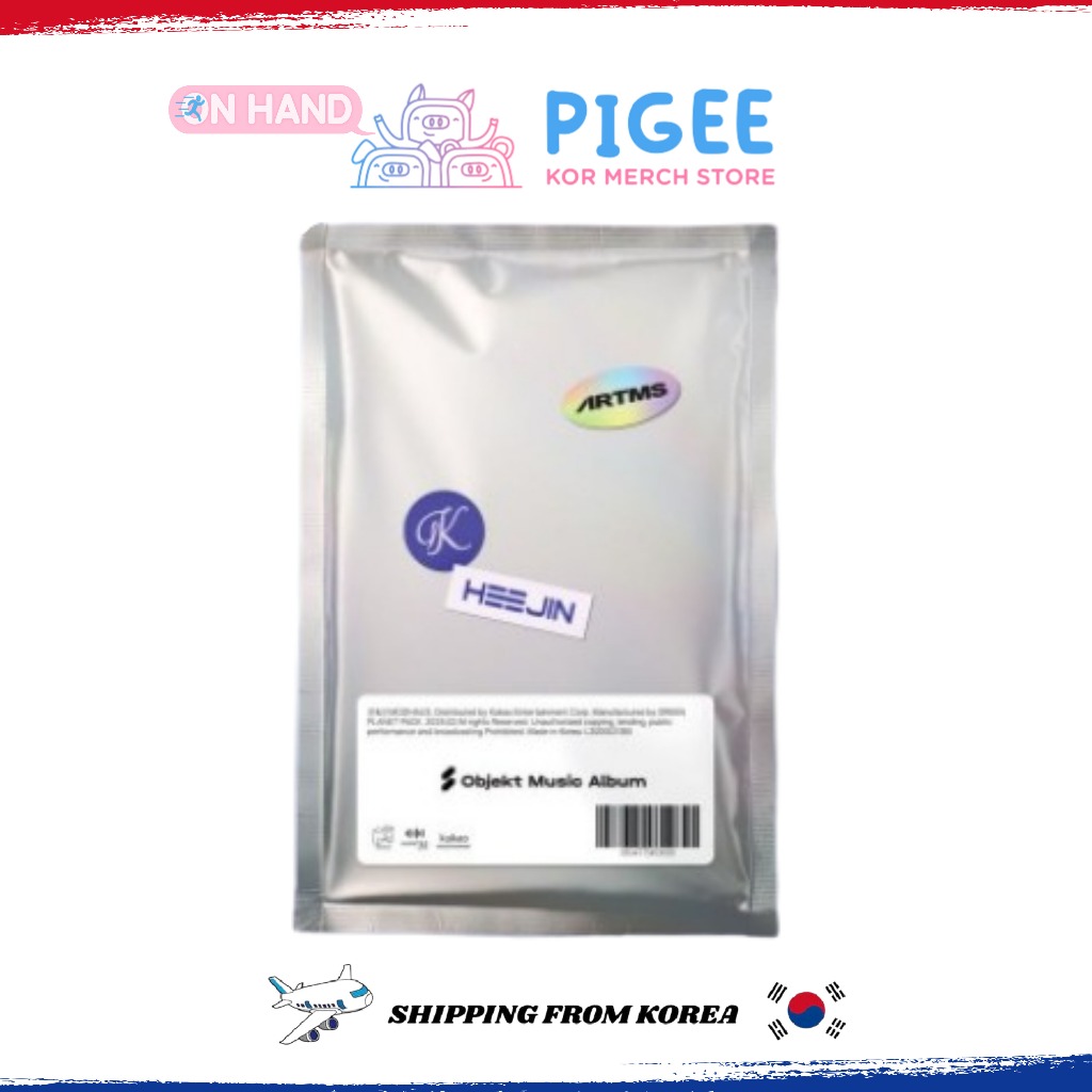 ARTMS HEEJIN - [ K ] 1ST MINI ALBUM (OBJEKT MUSIC ALBUM) | Shopee Singapore