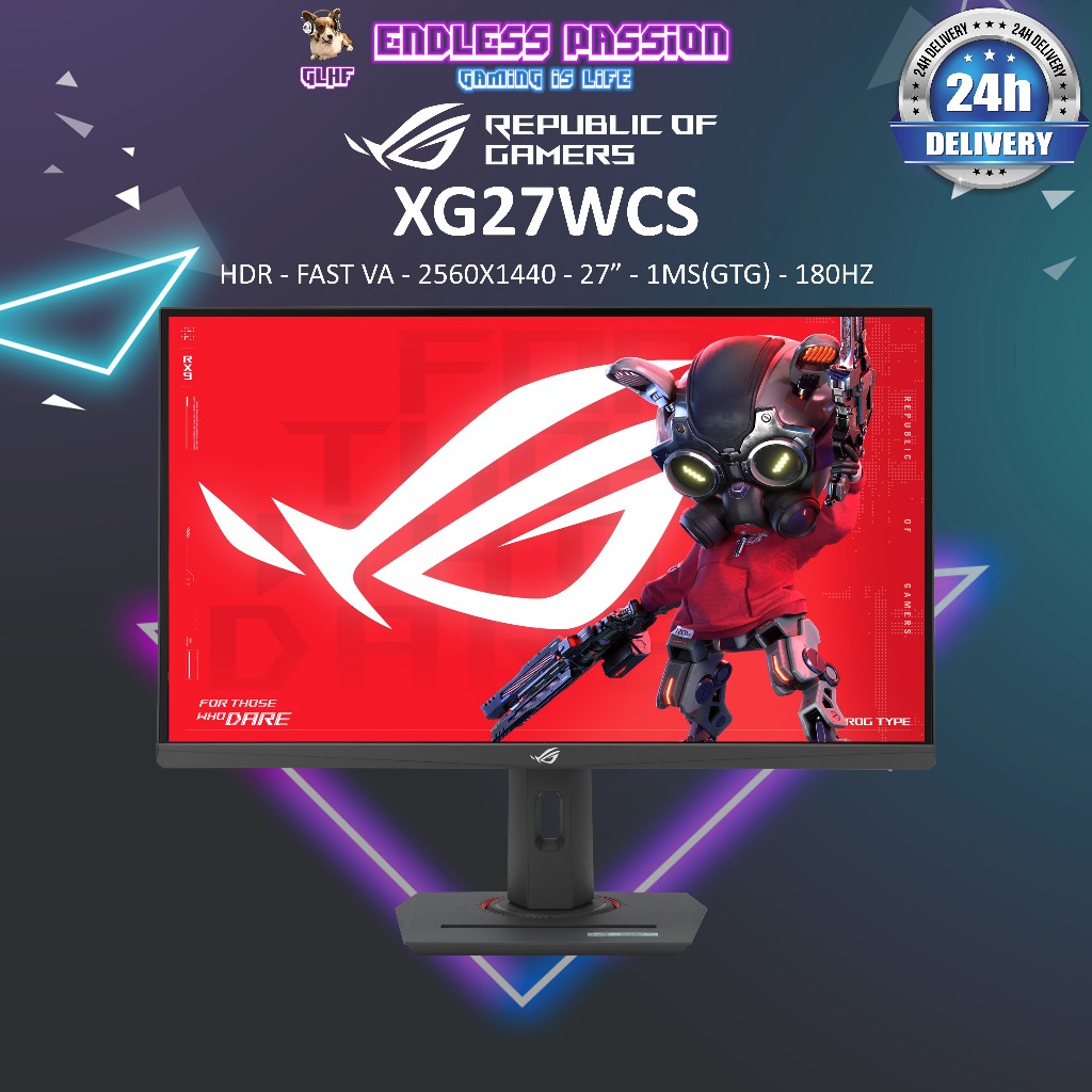 Asus ROG Strix XG27WCS USB Type-C Gaming Monitor | Shopee Singapore