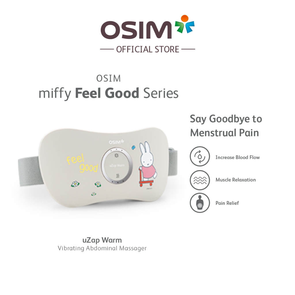 OSIM uZap Warm (miffy Feel Good Series) Vibrating Abdominal Massager ...