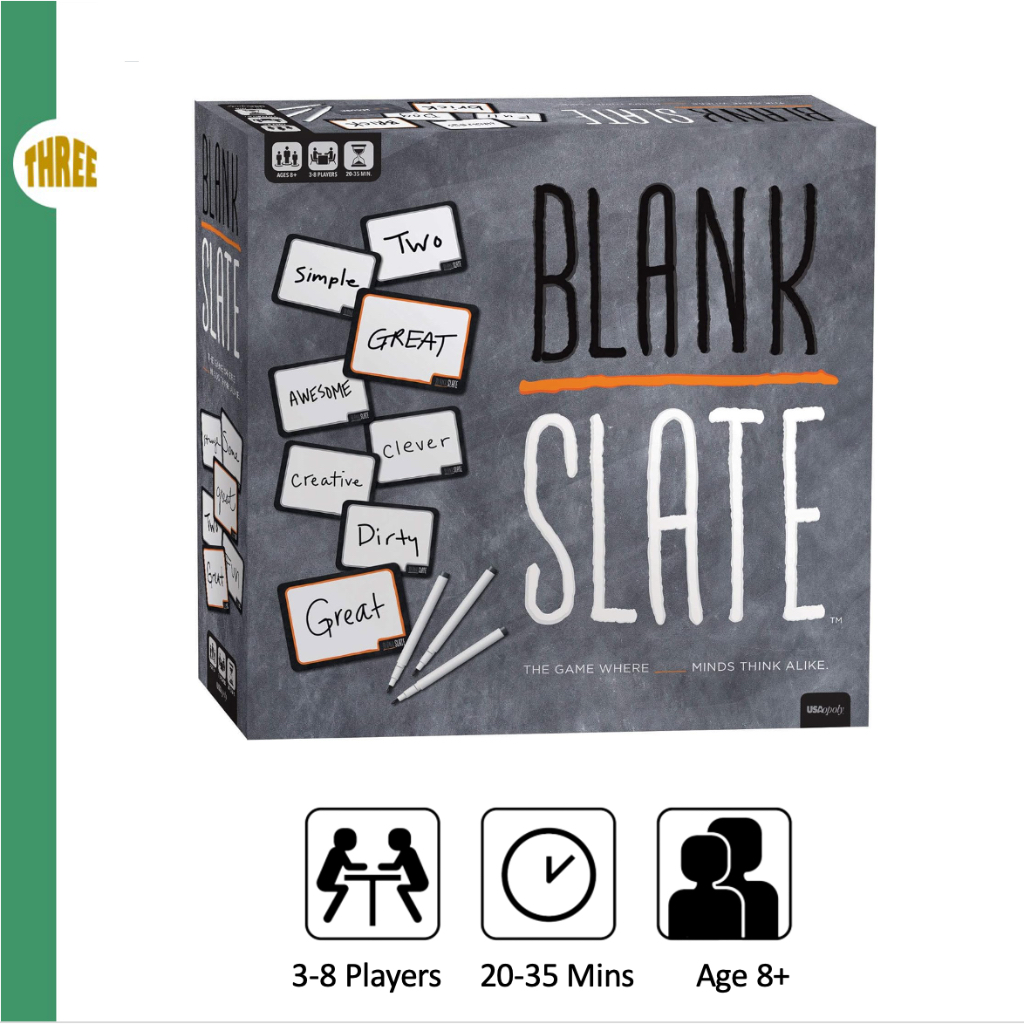 [SG STOCK]Blank Slate The Game Where Great Minds Think Alike | Fun ...