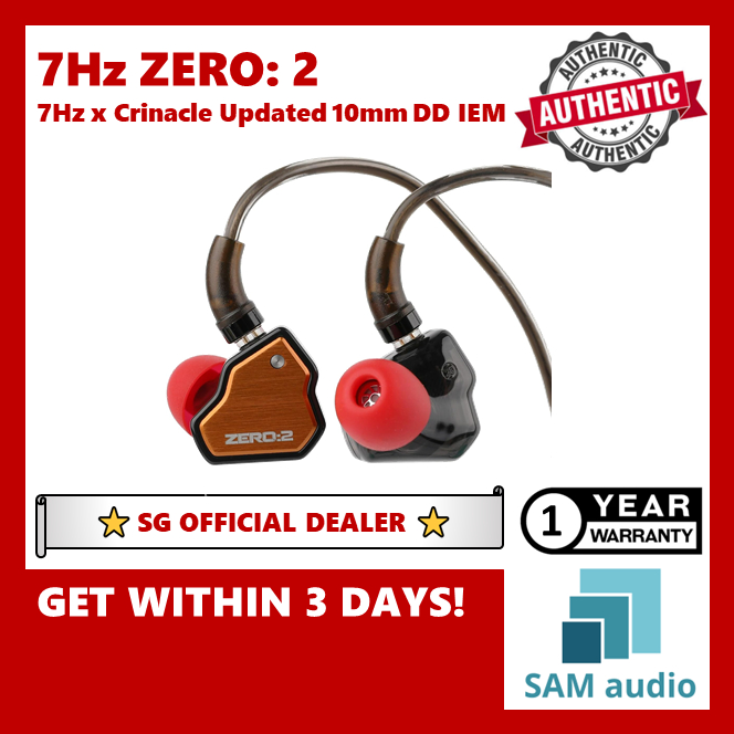 [🎶SG] 7Hz x Crinacle Zero: 2 IEM (Zero 2, Zero2) | Shopee Singapore