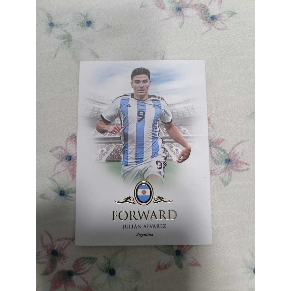 Futera Genuine Authentic Soccer Cards Julian Alvarez Argentina | Shopee ...