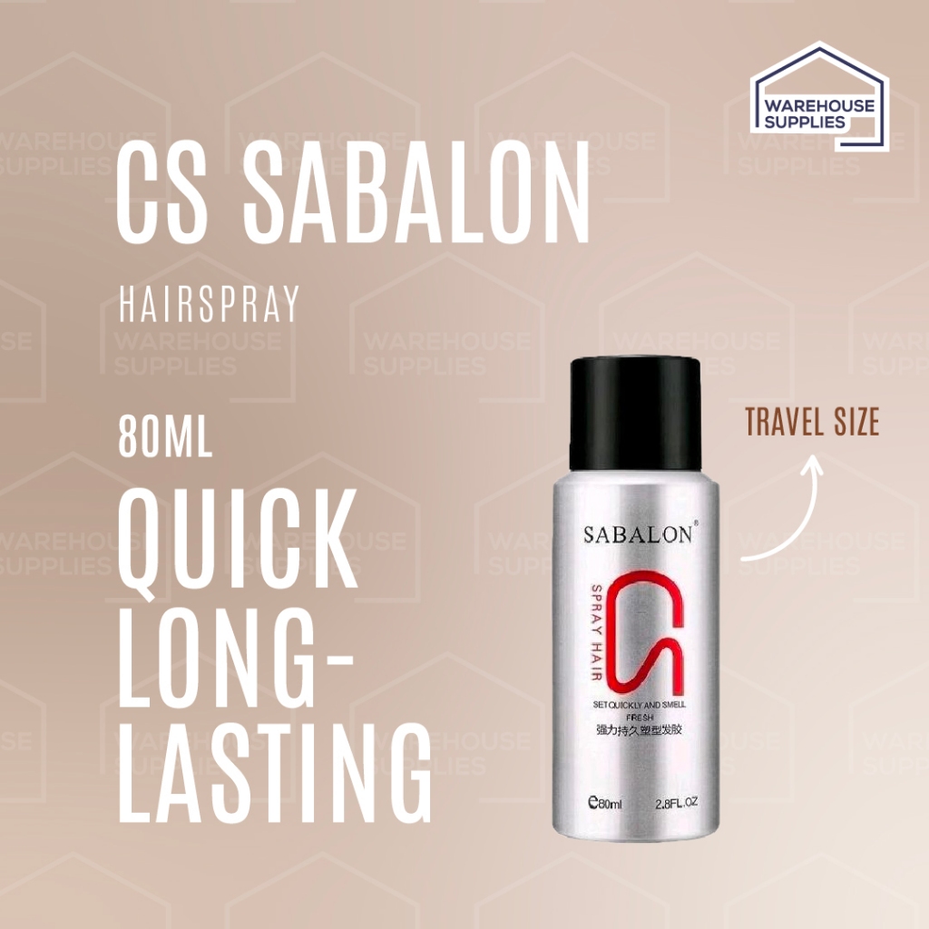 Sabalon Hair Spray Travel Size 80ml Stronghold / Unisex Fast Long ...