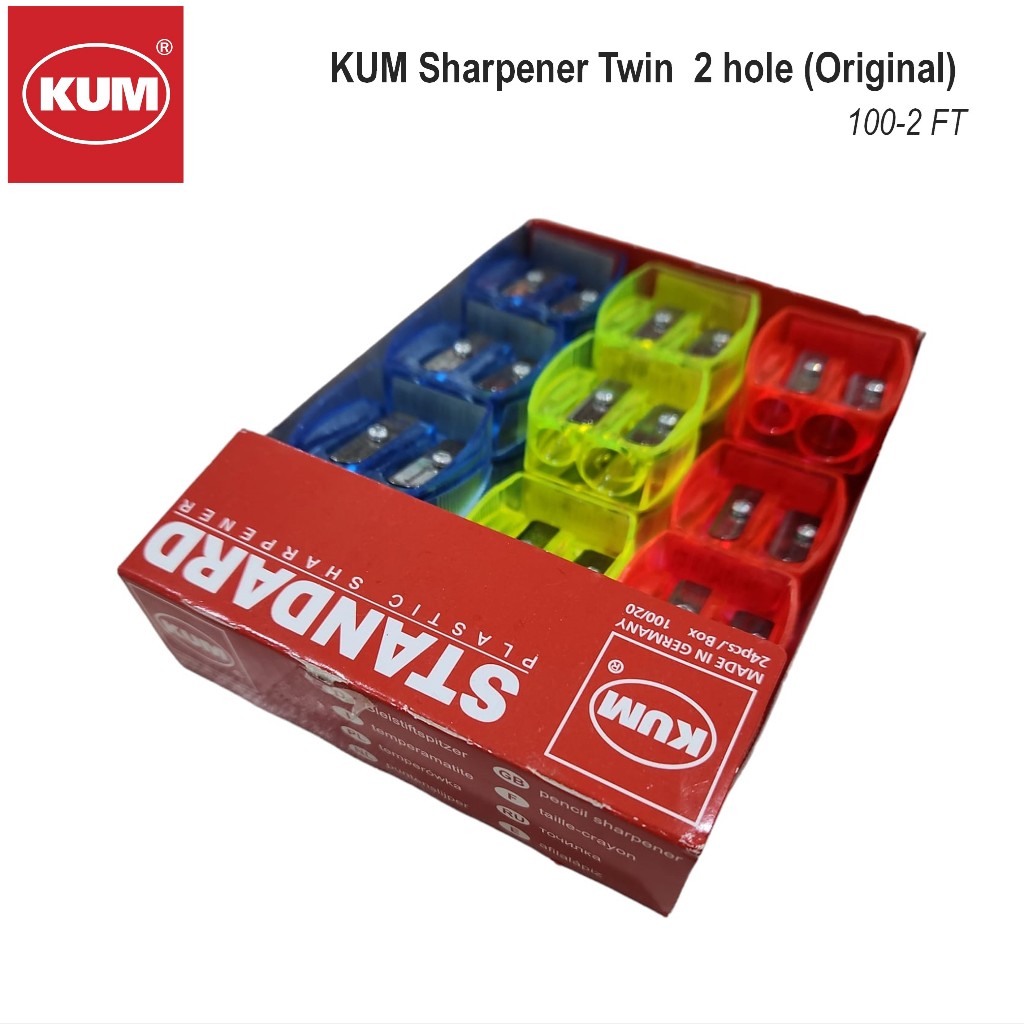 KUM Sharpener Twin / 2 hole 100-20 FT (Original) | Shopee Singapore