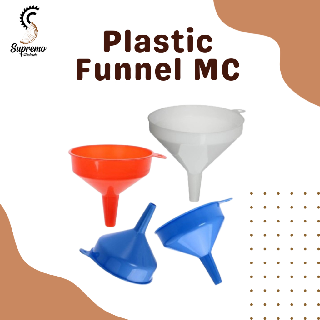 [SG Local Seller] Plastic Funnel MC (3 different colours) | Red/White ...