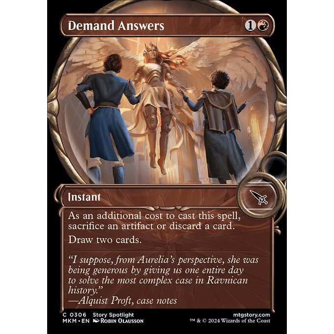 MKM_306 Demand Answers *Magnified Showcase* SC MTG Magic: The Gathering ...