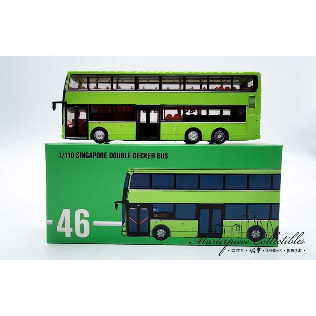 SG BUS Masterpiece Collectibles 1:110 Singapore Double Decker Bus [Svc ...