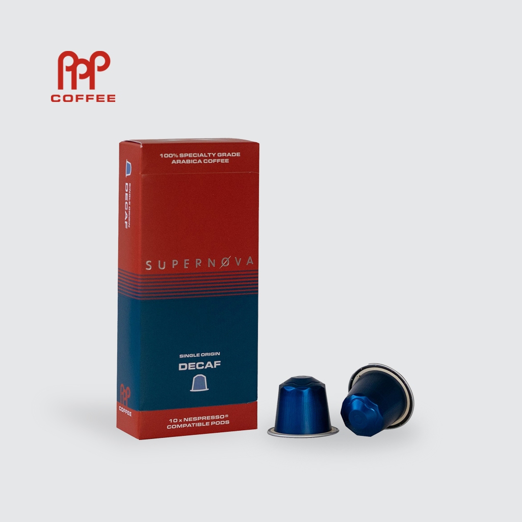 Supernova Pods Decaf Nespresso Compatible Coffee Capsules PPP Coffee ...