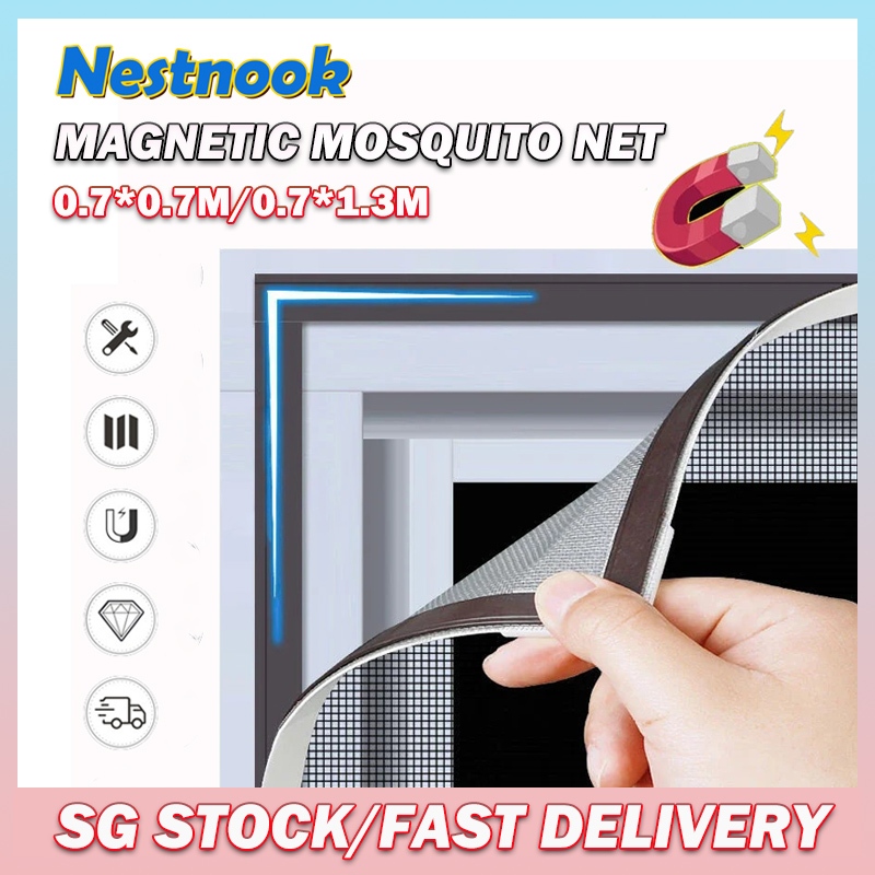 Mosquito Net Window Mesh Insect Magnetic Screen For Toilet DIY Fly ...