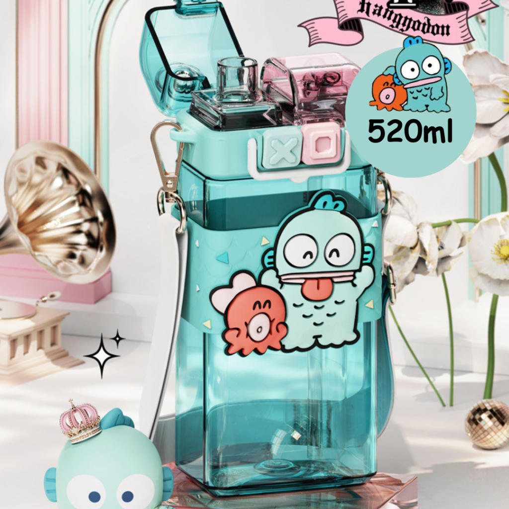 [SG Seller] 520ml Water Bottle Sanrio Kuromi Meloy Cinnamoroll and Pompompurin | Shopee Singapore