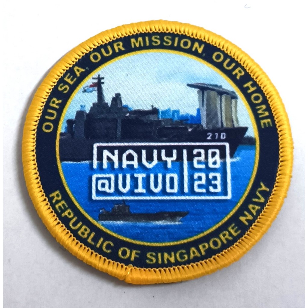 Republic of Singapore Navy RSN 2023 6.5cm velcro patch | Shopee Singapore
