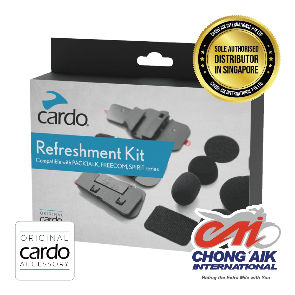 CARDO Refreshment Kit ACC00024 (Compatible with PACKTALK, FREECOM ...