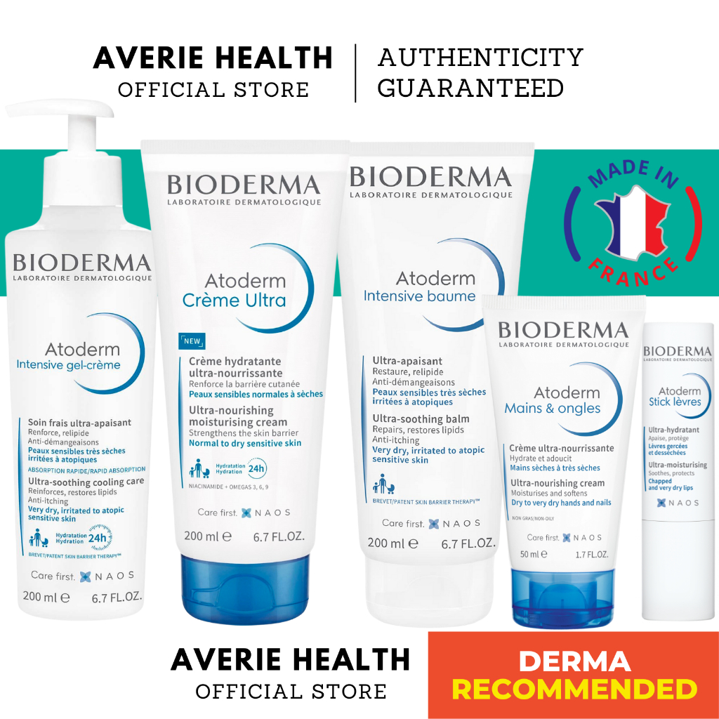 Bioderma Atoderm Intensive Gel-Cream 200ml / Baume 200ml / Ultra ...