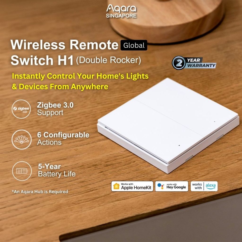 AQARA Wireless Remote Switch H1 (Double Rocker) Setup Support ...