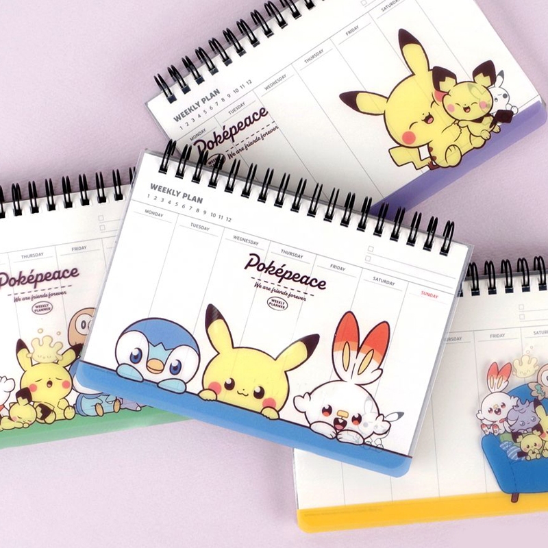 [LAST STOCK] Pokemon Pokepeace Undated Weekly Planner Scheduler Diary ...