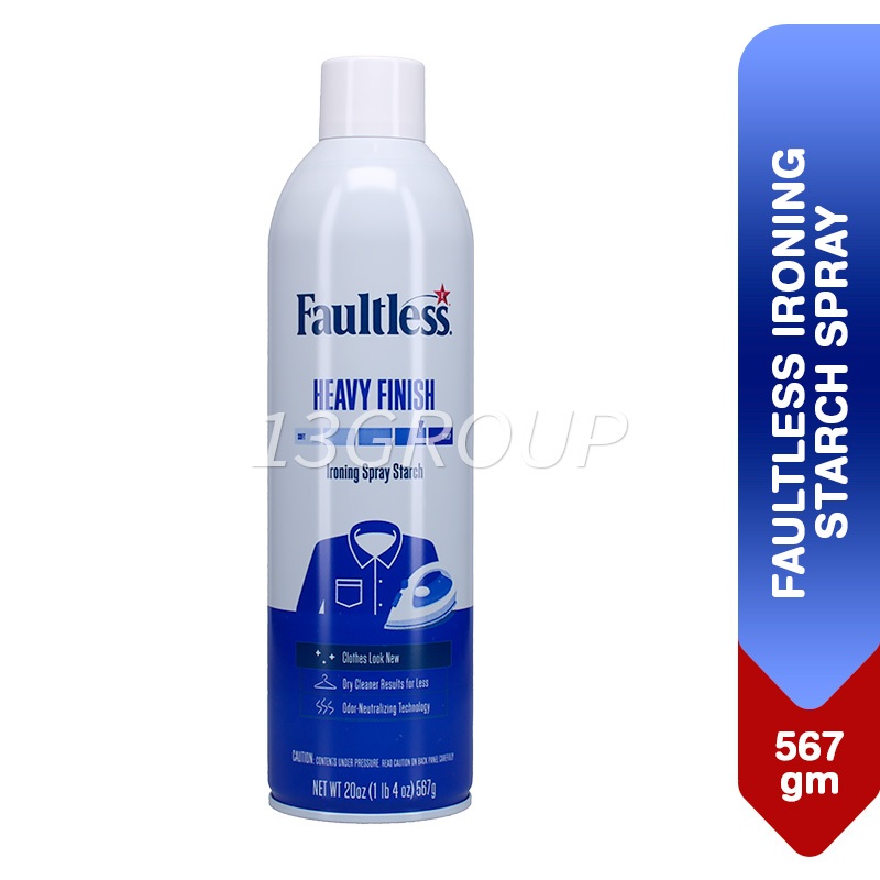 Faultless Ironing Spray Starch Original Heavy Finish, 567g | Shopee ...