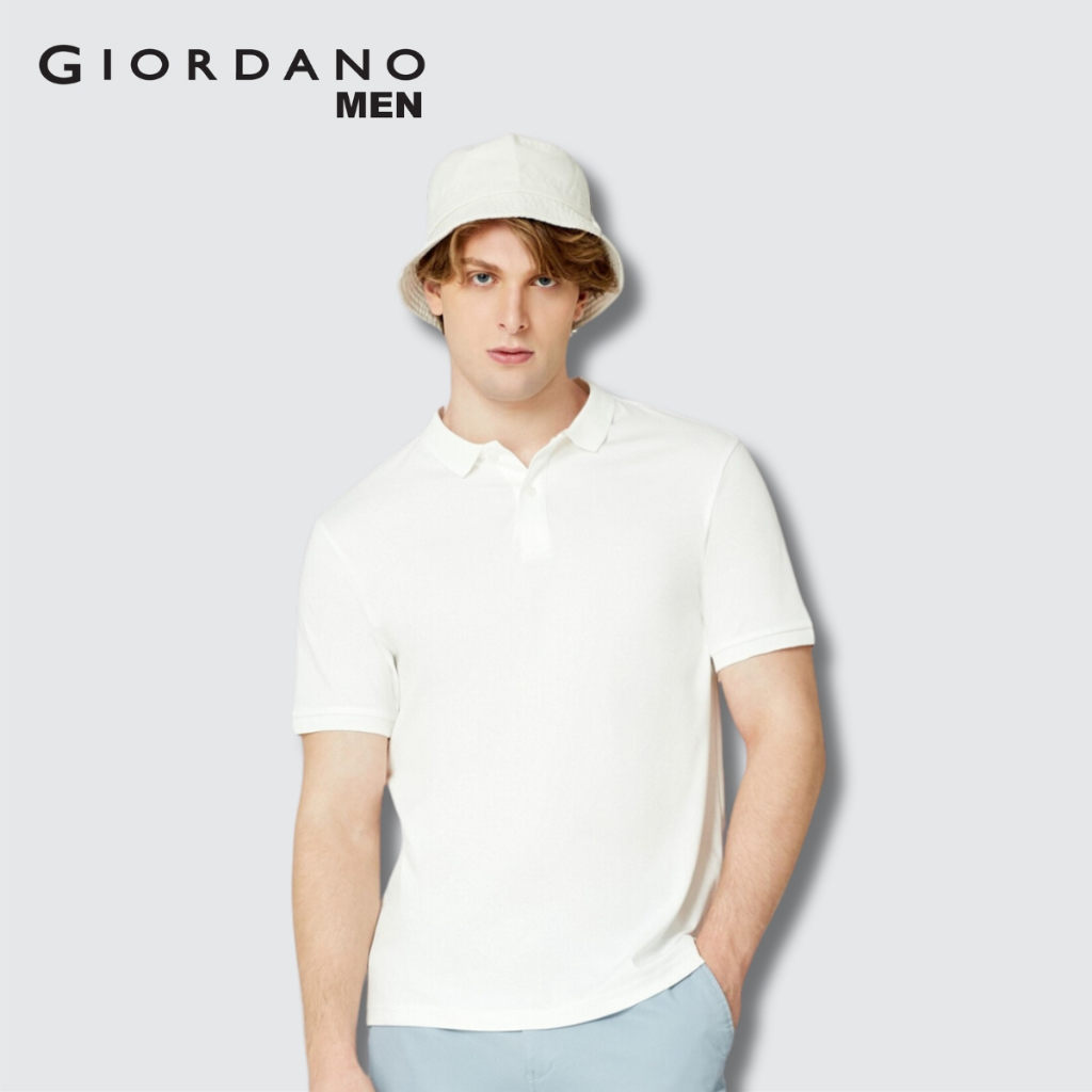 Giordano Men Liquid Touch Slim Fit Polo | Shopee Singapore