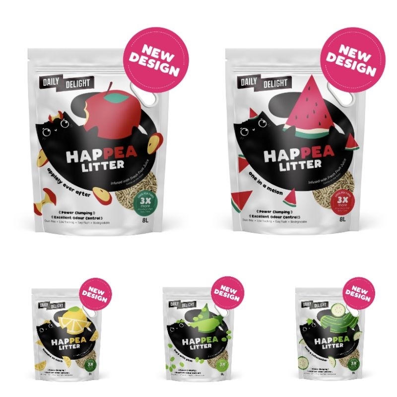 [Bundle Promo] Daily Delight HAPPEA Pea Litter 8L | Shopee Singapore
