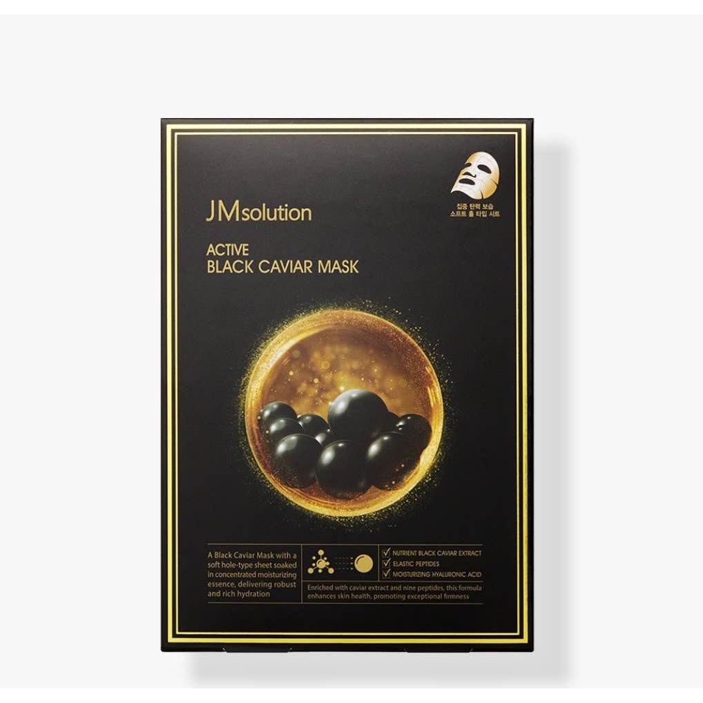 JMsolution Active Black Caviar Mask Prime 30ml x 10ea | Shopee Singapore