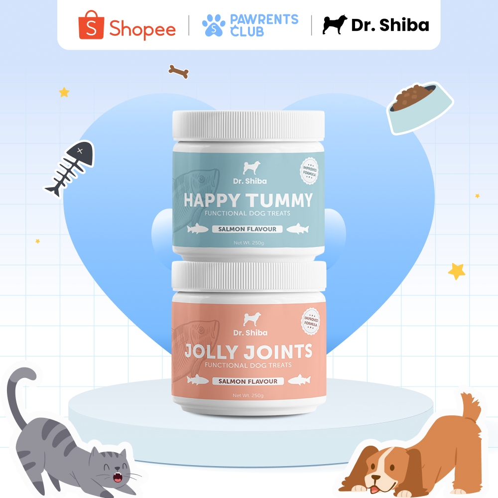 Dr Shiba Happy Tummy & Jolly Joints Healthy Dog Treats Snacks: Dog Food ...