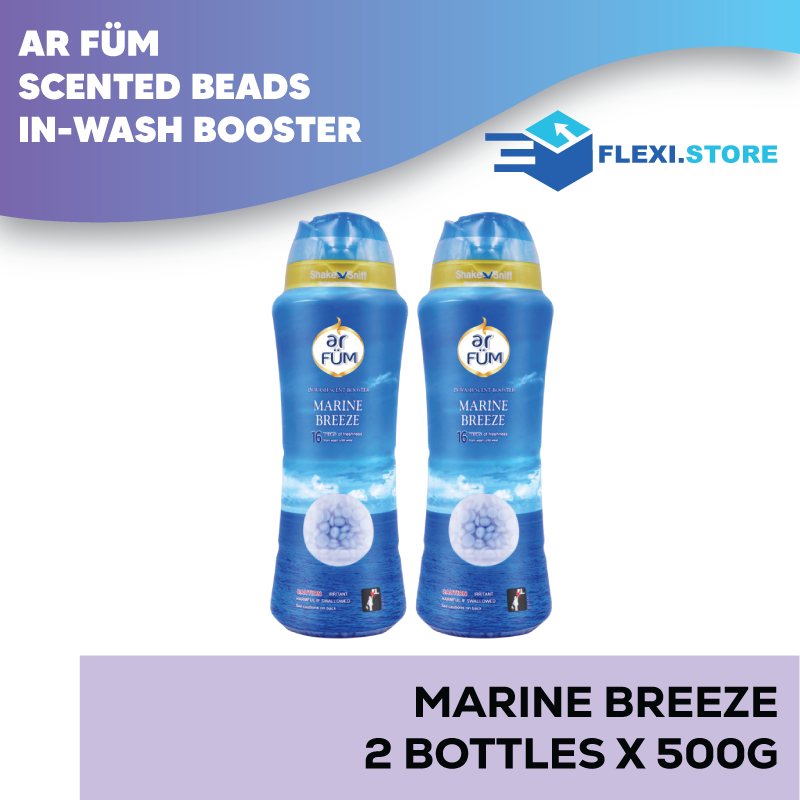 ar FÜM Scented Beads in-Wash Booster 2 x 500g - Antibacterial ...