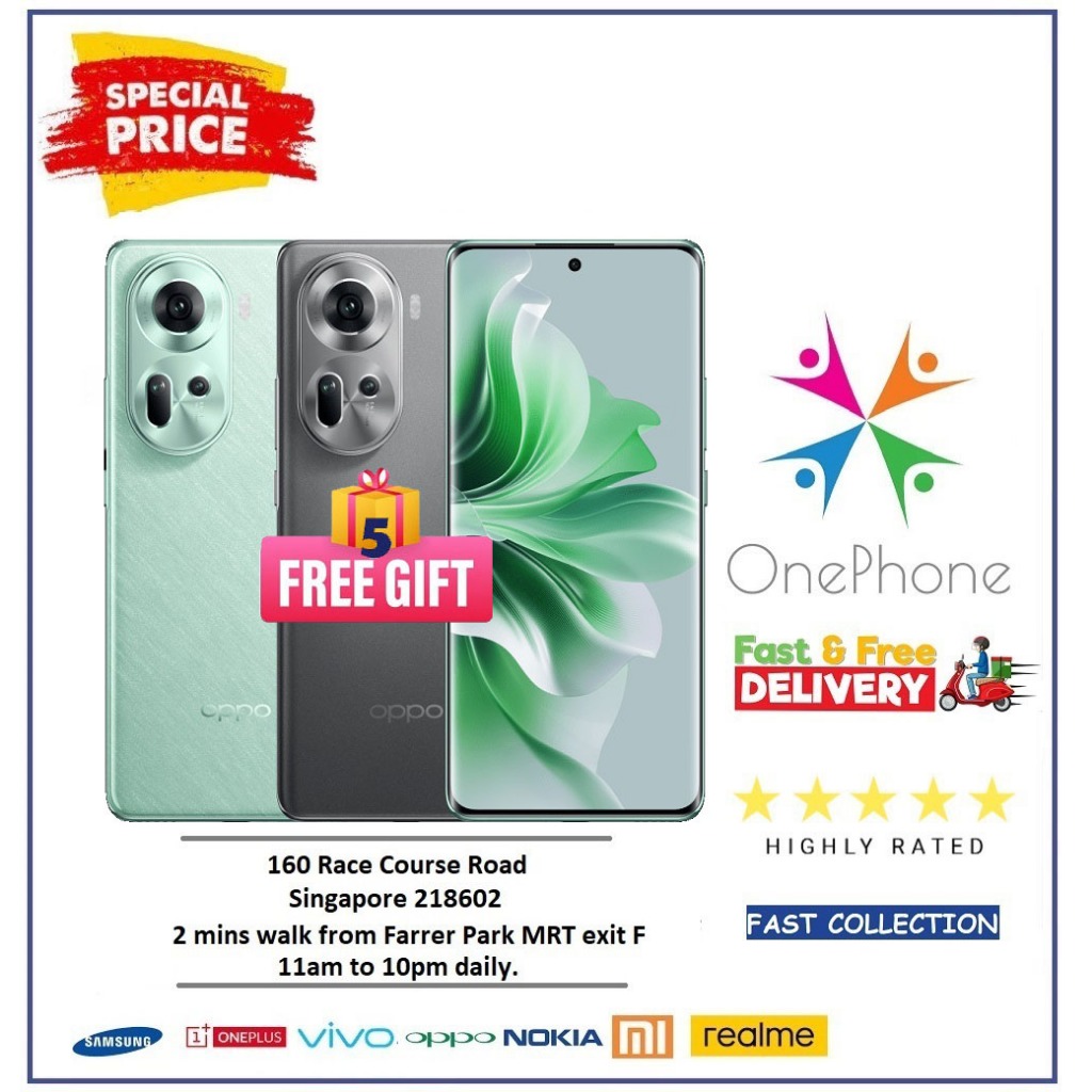 OPPO Reno 11 5G 256GB/12GB (5 FREE GIFTS) | Shopee Singapore