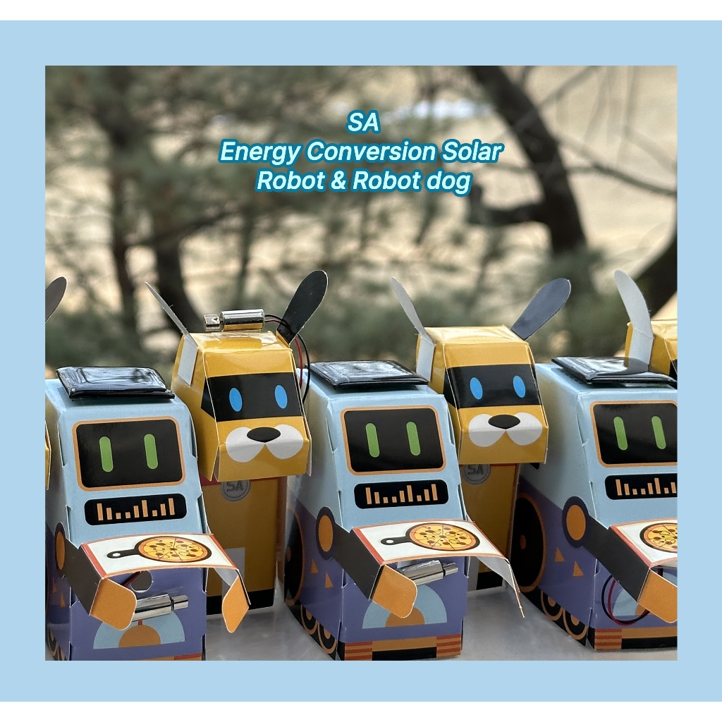 SA Energy Conversion Solar Robot & Robot dogs Kit Toy Educational ...