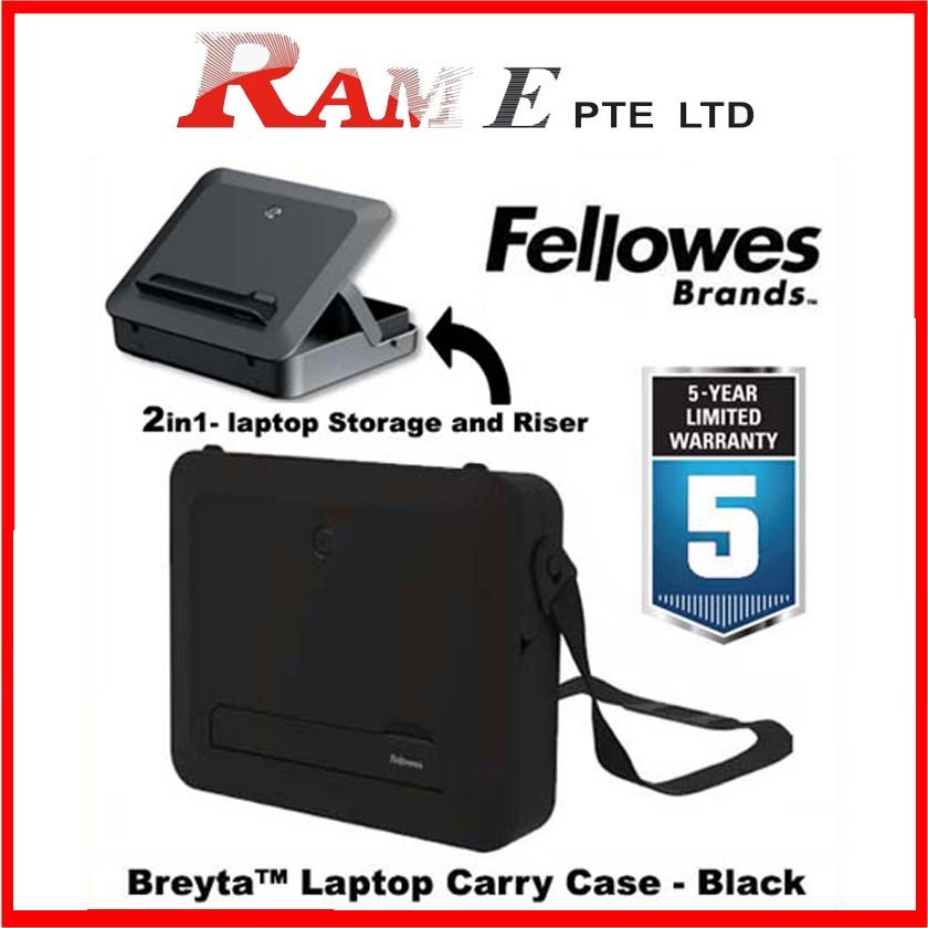 Fellowes Breyta Laptop Carry Case (Black) | Shopee Singapore