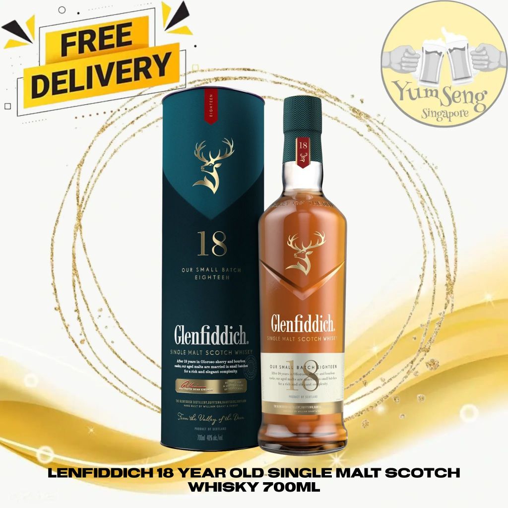 Glenfiddich 18 Years Old Single Malt Scotch Whisky 700ml | Shopee Singapore