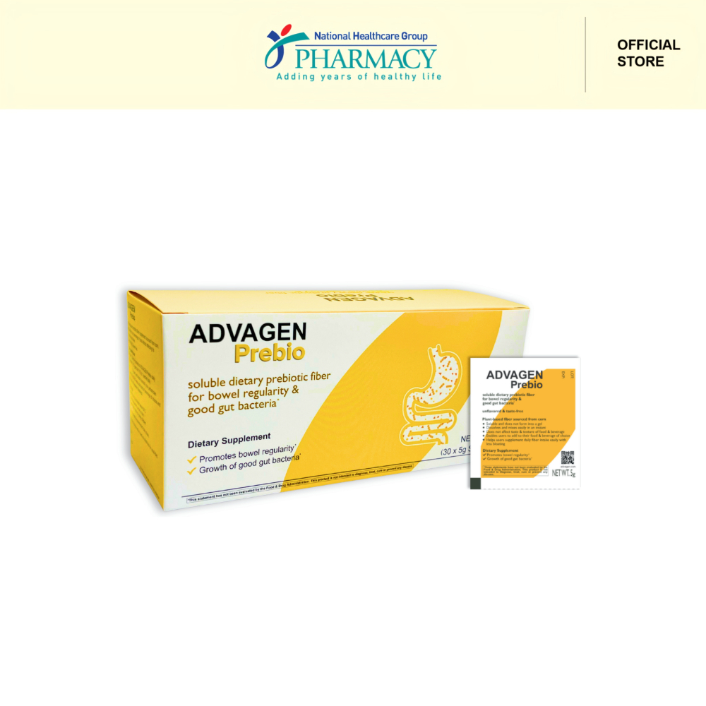 Advagen Prebio 5g Sachets 30s [supports healthy bowel movement ...
