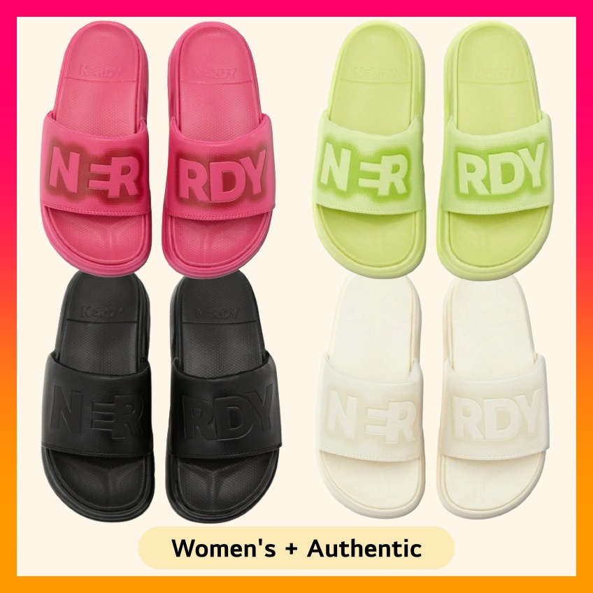 NERDY Halftone Slide Slipper (2024New) | Shopee Singapore