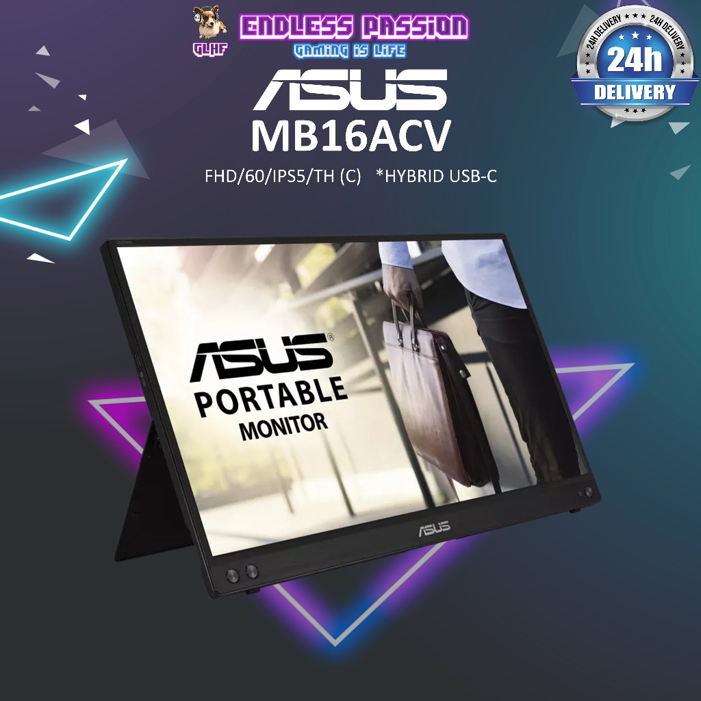 Asus ZenScreen MB16ACV Portable USB Monitor | Shopee Singapore