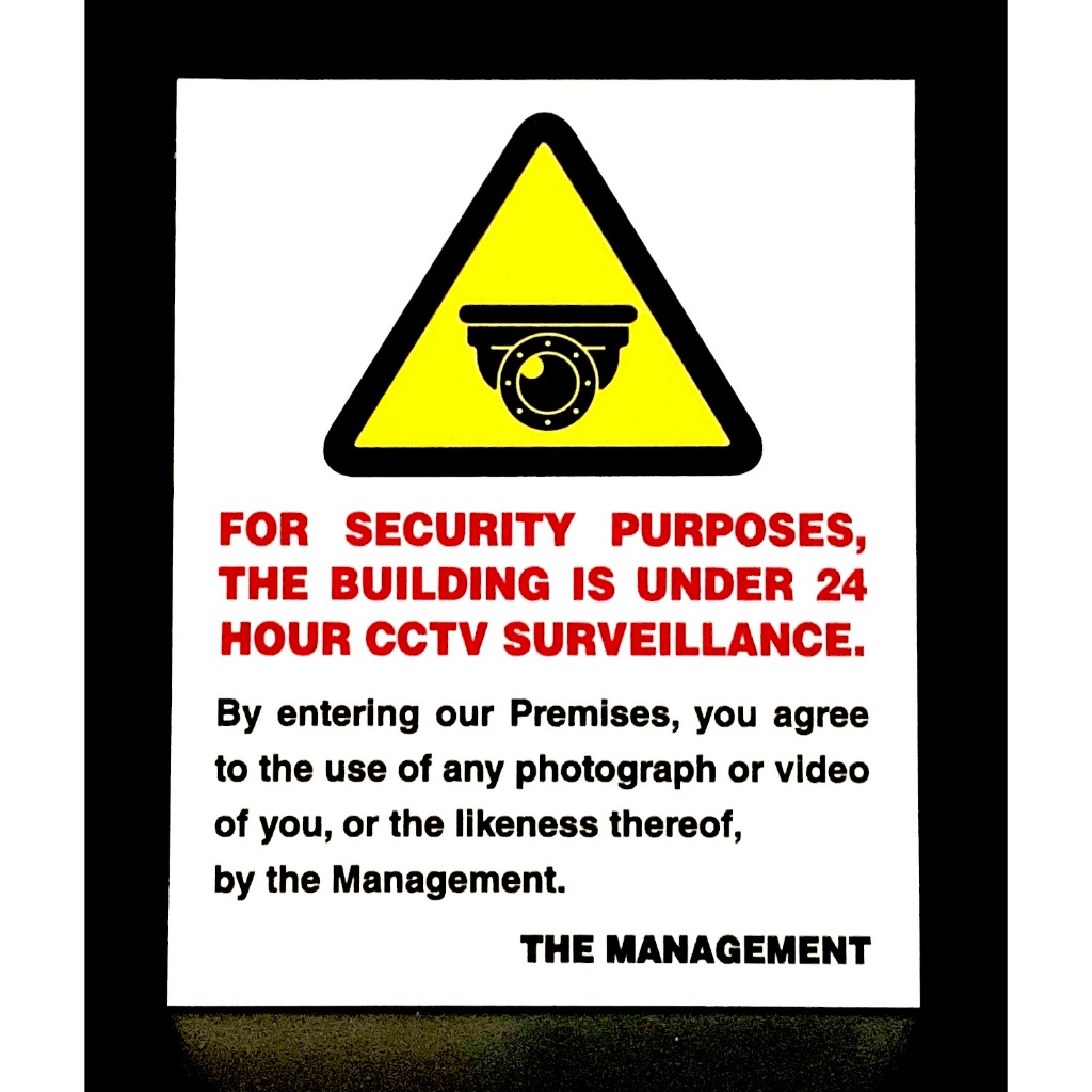 FOR SECURITY PURPOSE SIGNAGE | CCTV SIGNAGE, PROTECTION SIGNAGE ...