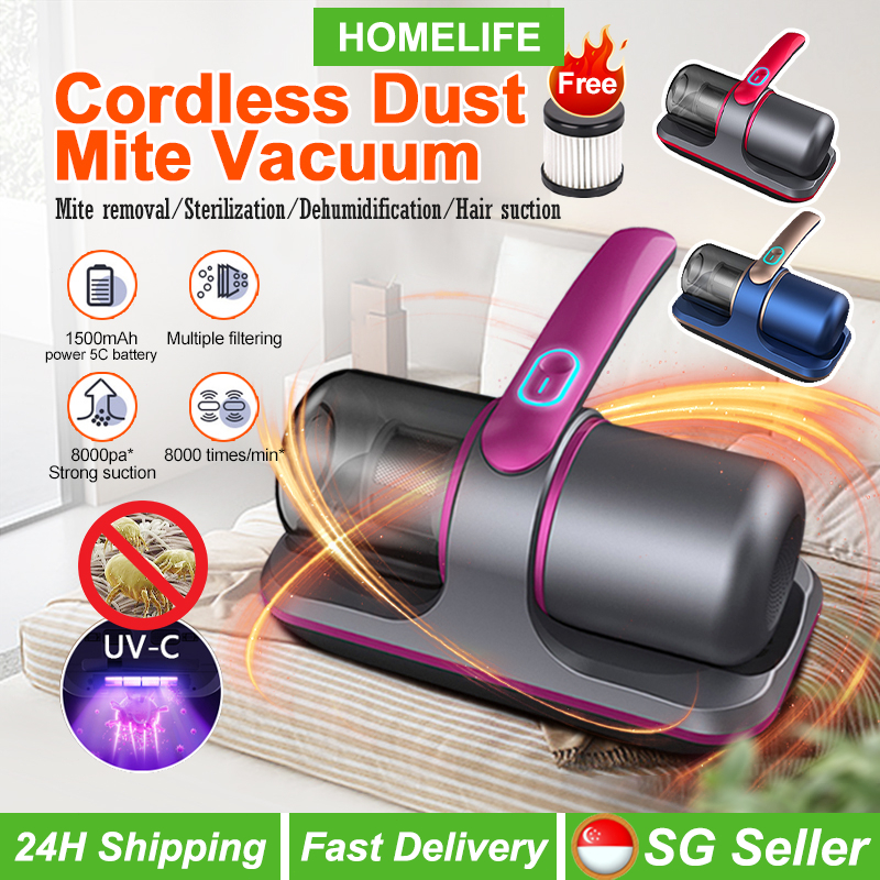 Cordless Dust Mite Vacuum Cleaner Mite Remover Removal Instrument ...