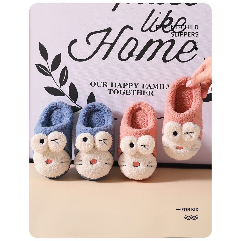 Dorae Couple Bedroom Slipper House Slippers Women Comfortable Shoes Men ...