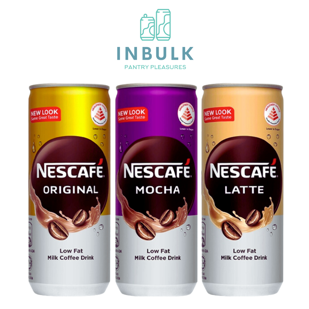 Nescafe Coffee Can (Original/Mocha/Latte) (240ml x 24 Cans) | Shopee ...