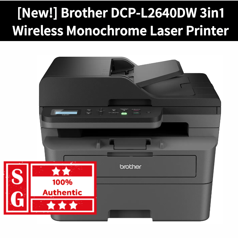 [NEW!] Brother DCP-L2640DW Compact Mono Laser Multi-Function Printer ...