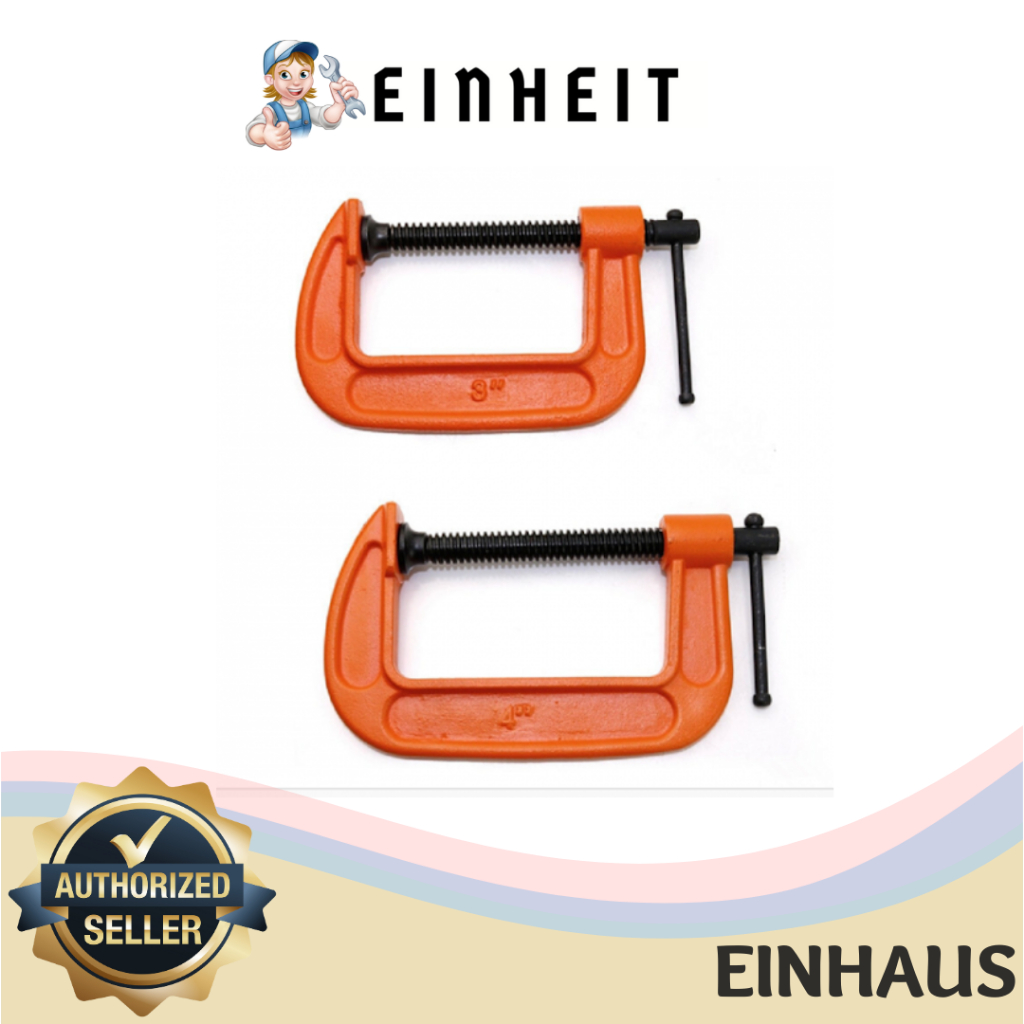 Heavy Duty G-Clamp Iron Casting for Carpentry Welding Woodworking DIY ...