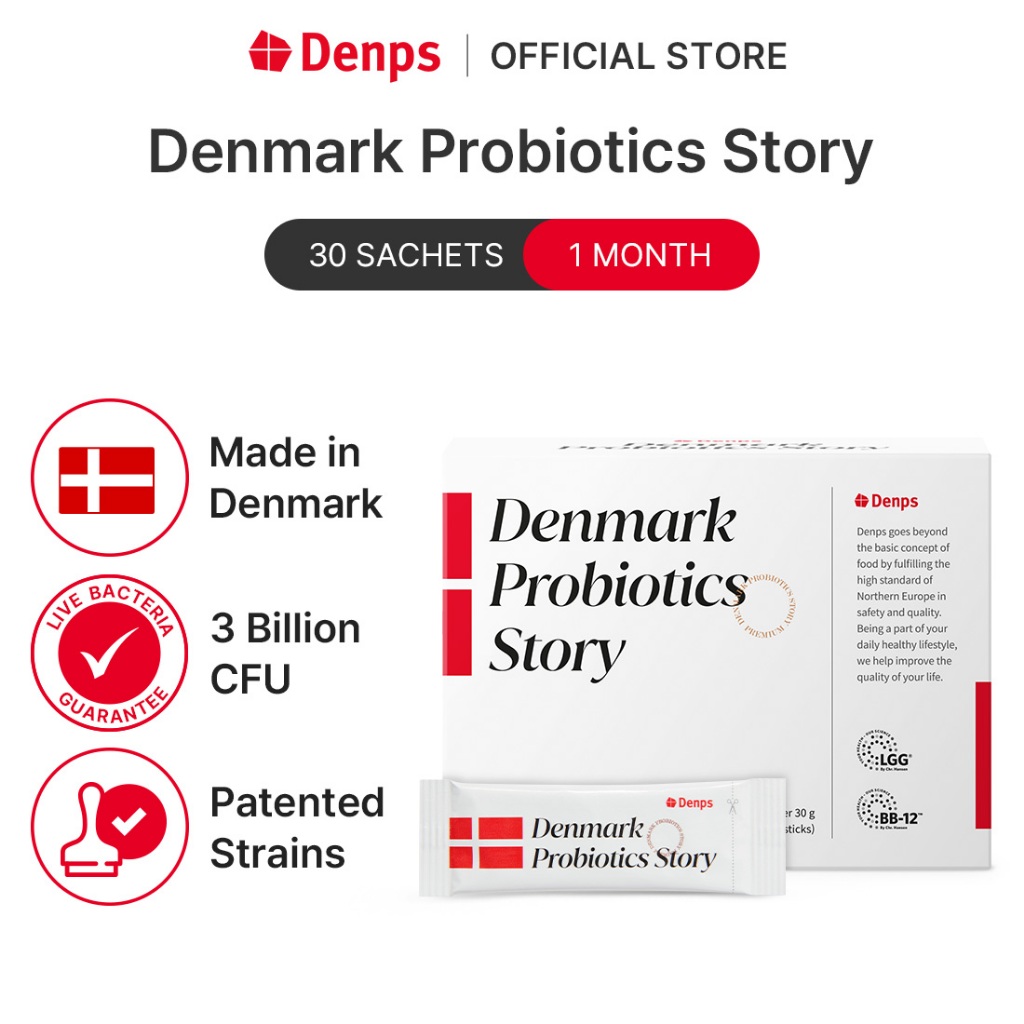 Denps Denmark Probiotics Story 3 Billion CFU LGG® & BB-12® strain from ...