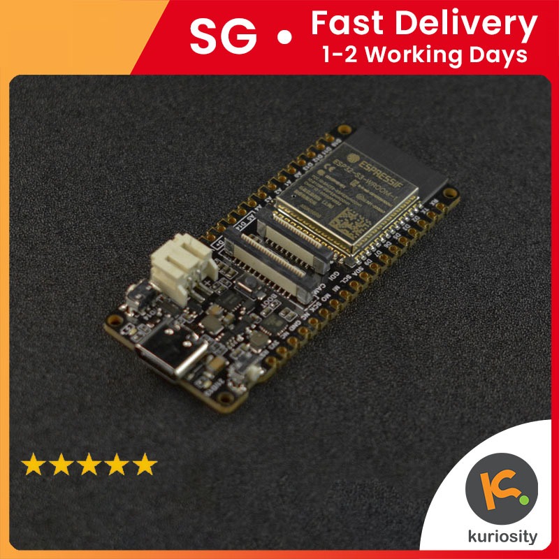 FireBeetle 2 Board ESP32-S3 (N16R8) AIoT Microcontroller with Camera (Wi-Fi & Bluetooth on Board ...