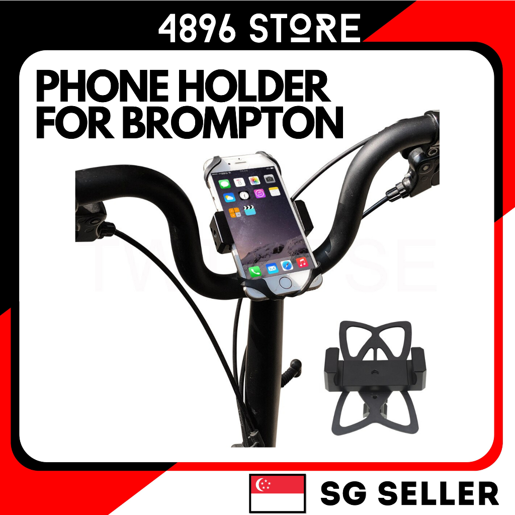 Bicycle Phone Holder For Brompton Folding Bike Phone Mount 3SIXTY PIKES ...