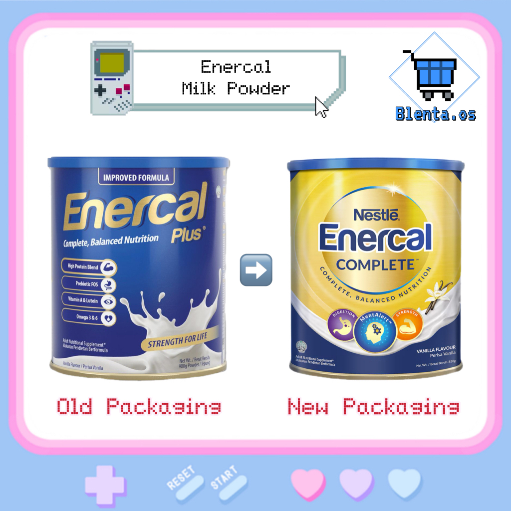 [Bundle of 2]Enercal Plus Milk Powder 850g / 400g🔥SG READY STOCK🔥 Abott ...
