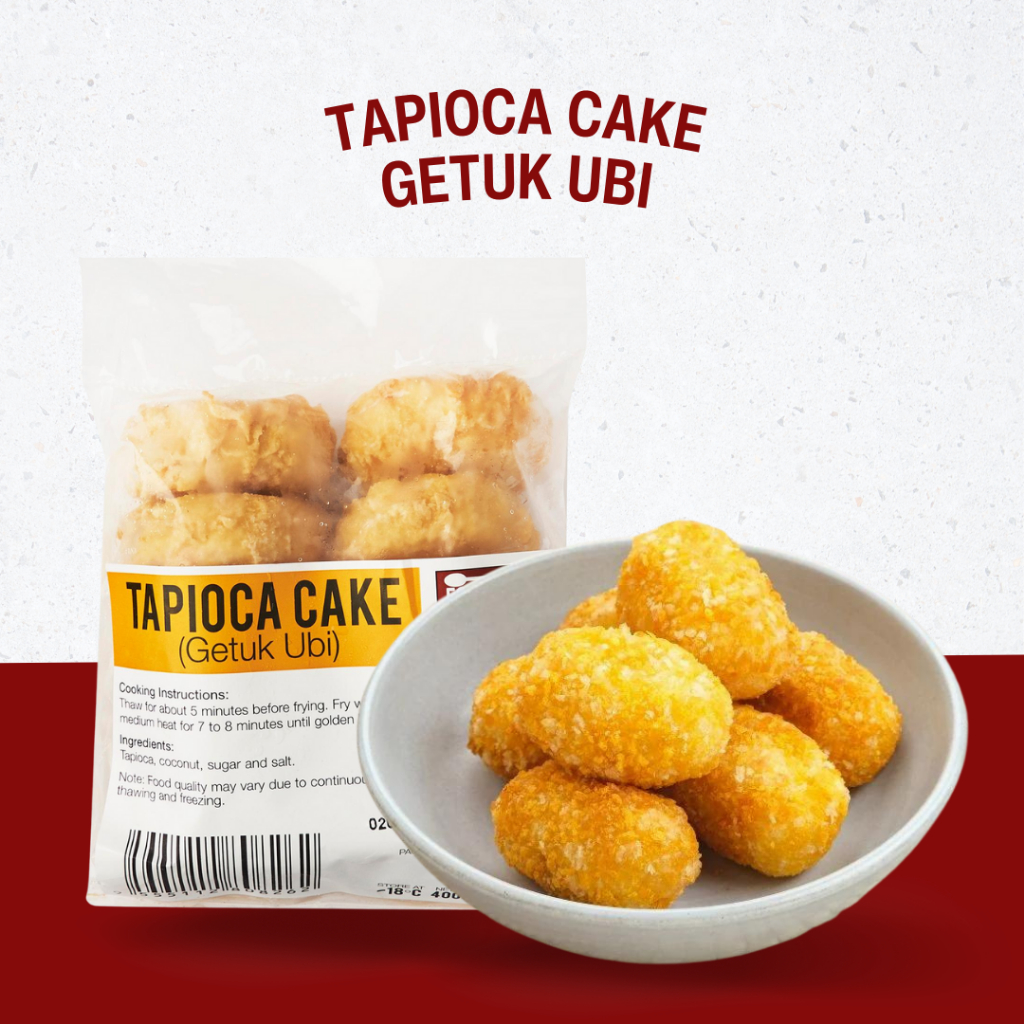 Tapioca Cake (Fritters) / Getuk Ubi Frozen Convenience Food Meal Prep ...